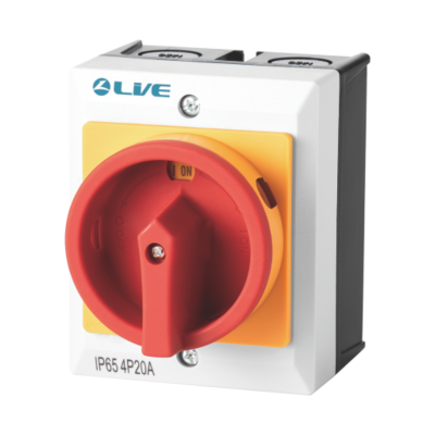 Live RI420 20A 4 Pole Rotary Isolator — Electricals Online