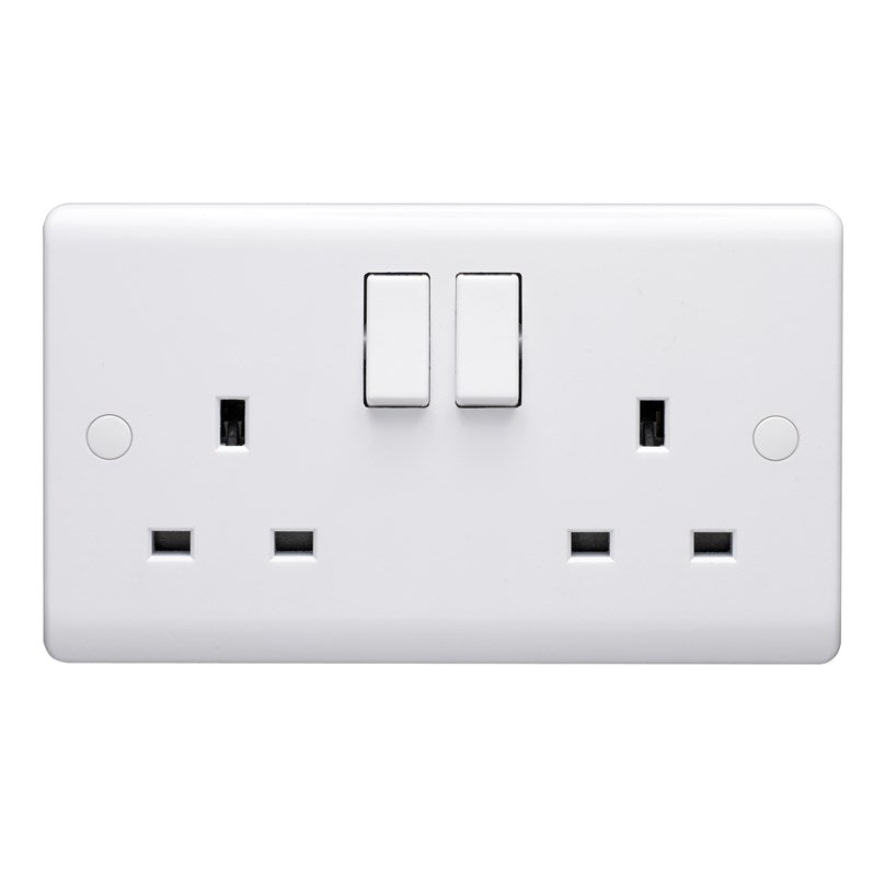 Volex Accessories D1500DNR 13A 2 Gang Double Pole Switched Socket ...