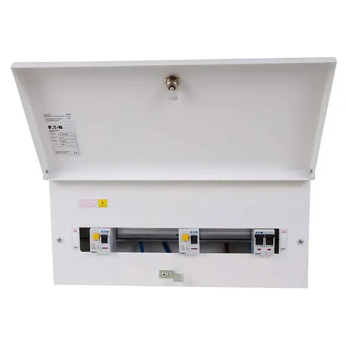 Eaton EAS14H80H80DS Consumer Unit 14W Splitload Dual RCD 80/80A ...