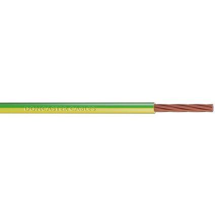 Doncaster Cables 6491X6.0G/Y005 Single Core Conduit Cable, 6mm², PVC ...