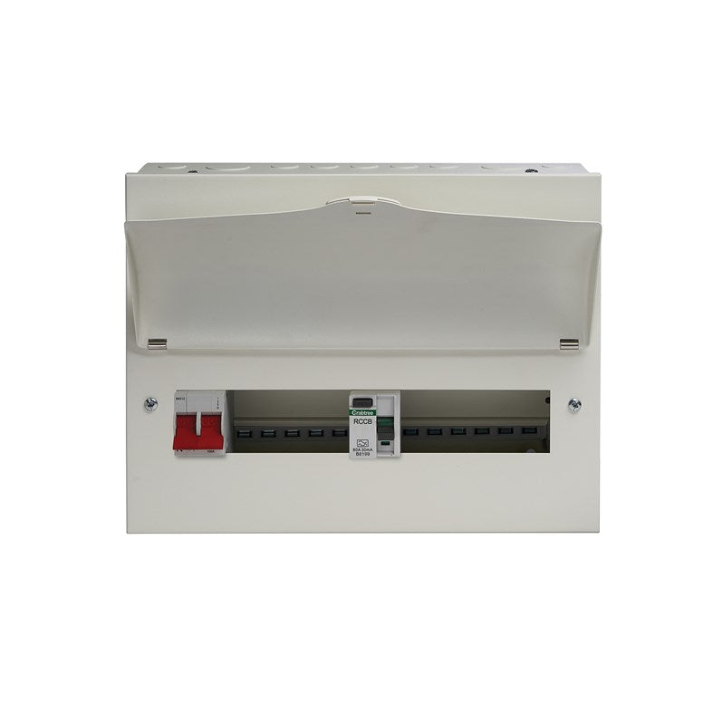 Crabtree 511/2583B 11 Way Split Load Consumer Unit 100A Main Switch +5 ...