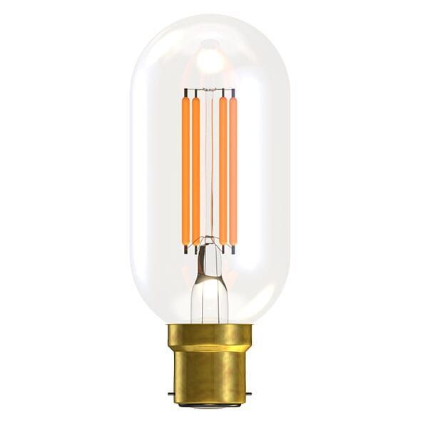 Bell 60783 LED 3.3W Dimmable Clear Filament Short Tubular - BC - 2700K ...