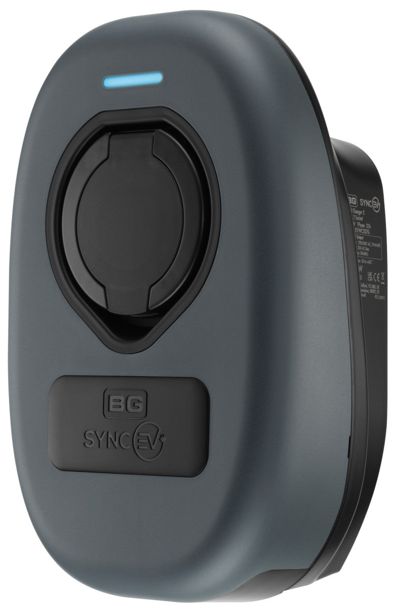 BG SyncEV EVWC2S7G EV Charger 7.4kW 32A Socket Mode 3 WiFi ...