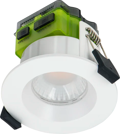 Luceco FTR6WD2W CCT Ftype Mk2 Regressed Fire Rated Downlight 600/400lm ...