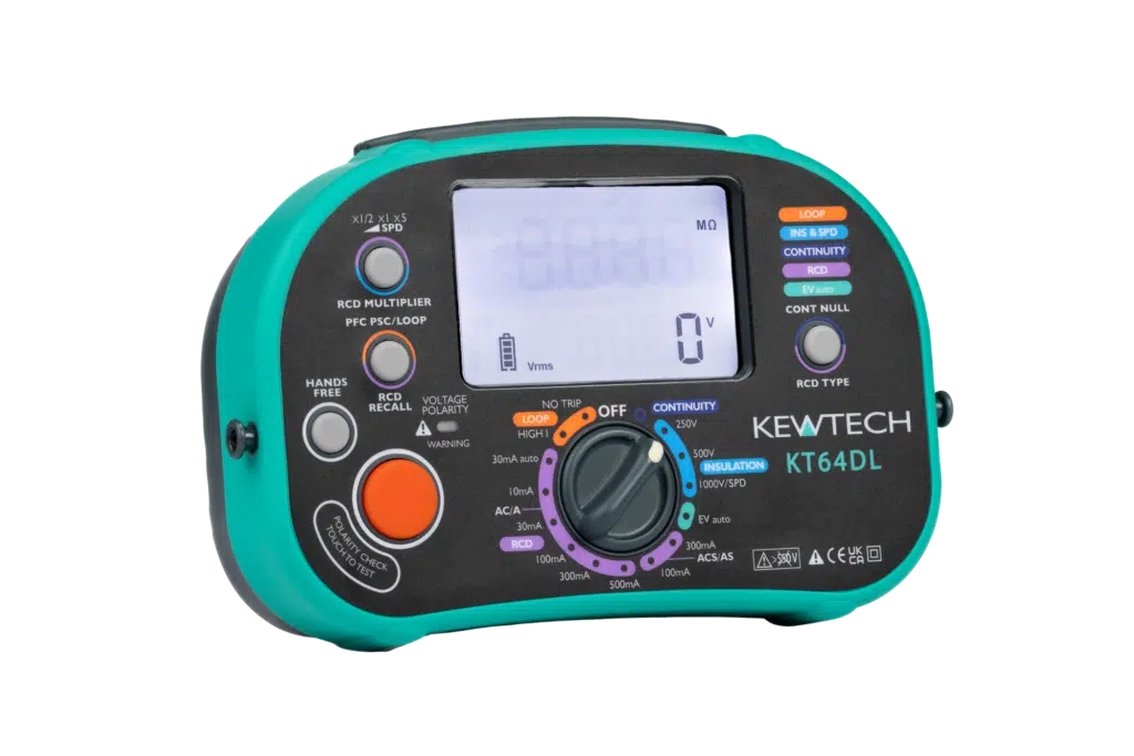 Kewtech KT64DL Multifunction Tester with EV Option — Electricals Online