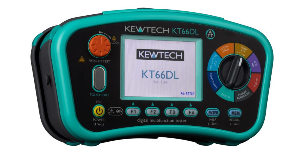 Kewtech KT66DL 12-in-1 Multifunction Tester — Electricals Online