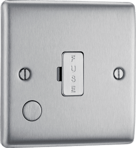 BG Nexus NBS55 13A Unswitched Fused Spur Brushed Stainless ...