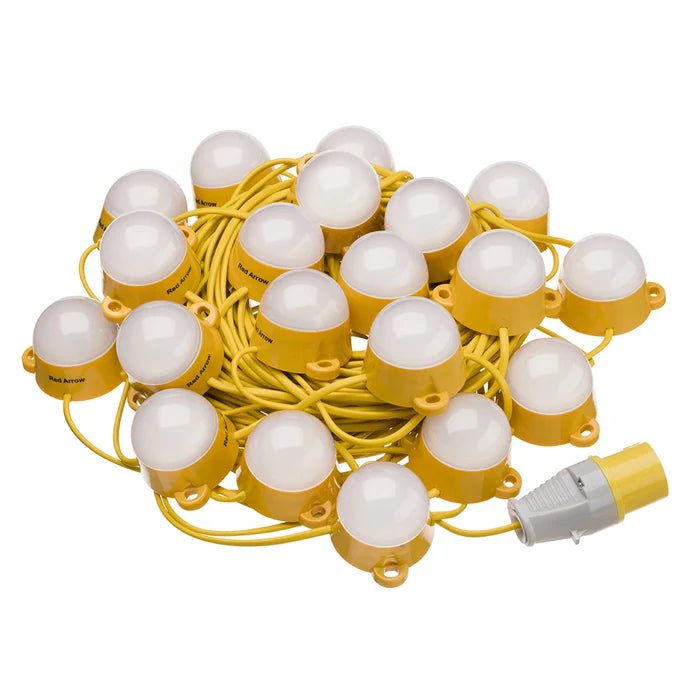 Red Arrow FKF50100W 50m LED Festoon Kit | 20 Way 110V — Electricals Online