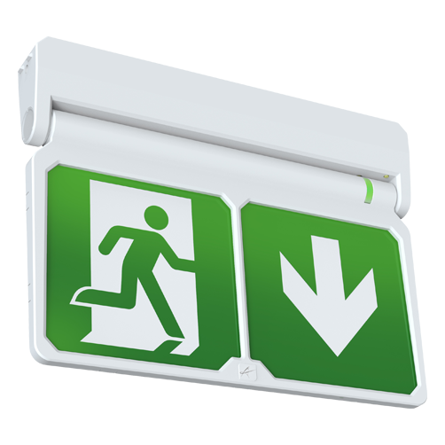 Ansell AADL/3M/W Adler Exit Sign Maintained/Non-Maintained White ...