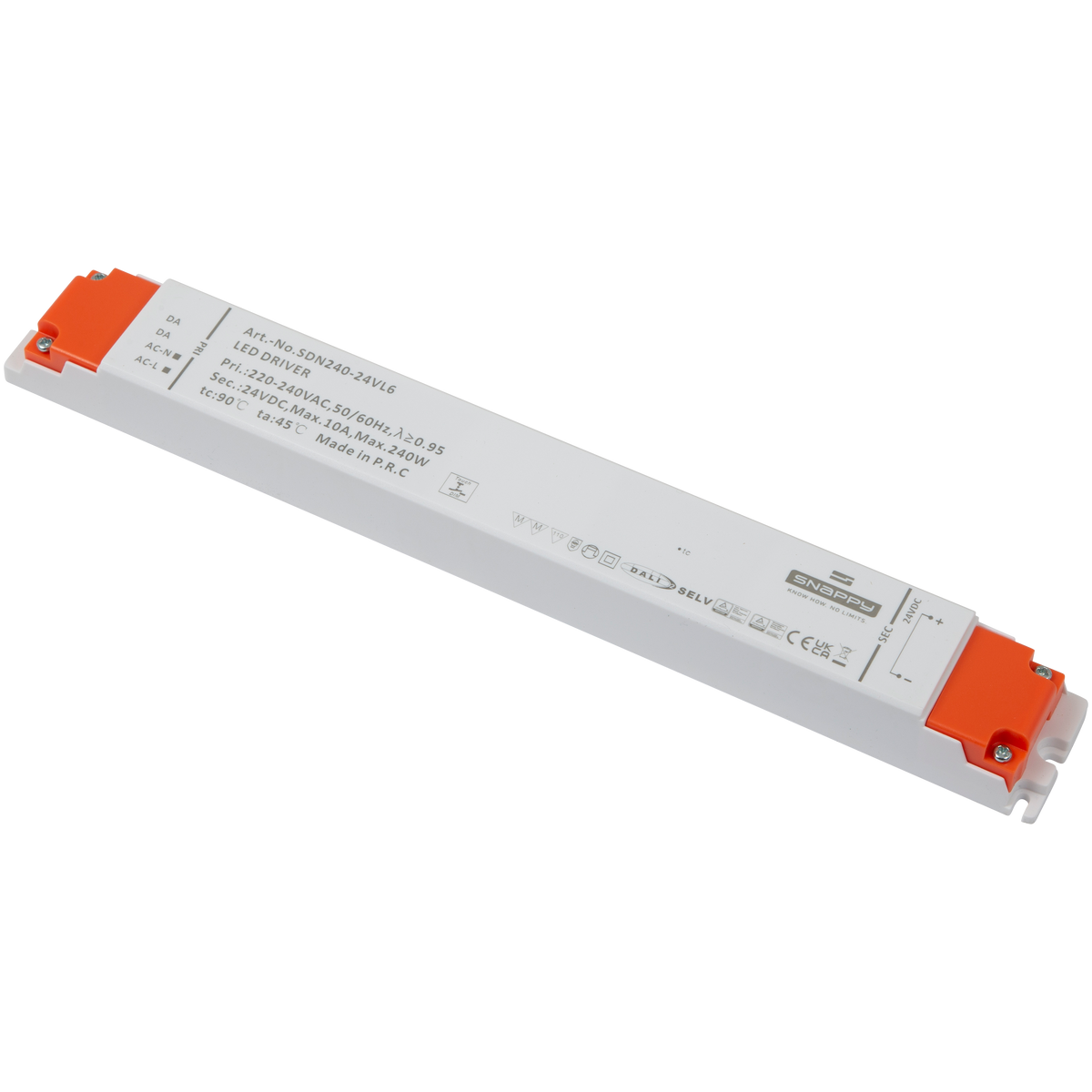 Ansell ADDIM240/24V/DD 240W 24V DALI Dimmable Driver — Electricals Online