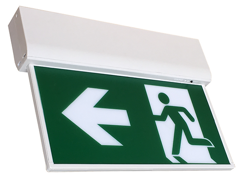 Z10 EXA30-MT Velocity Blade Emergency LED Exit Sign c/w UP Legend ...