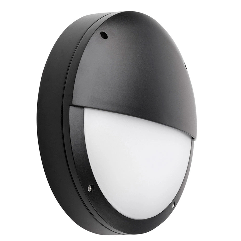 Red Arrow DBRE18 Diecast LED Bulkhead 18w Round Eyelid Black/Opal 4000 ...