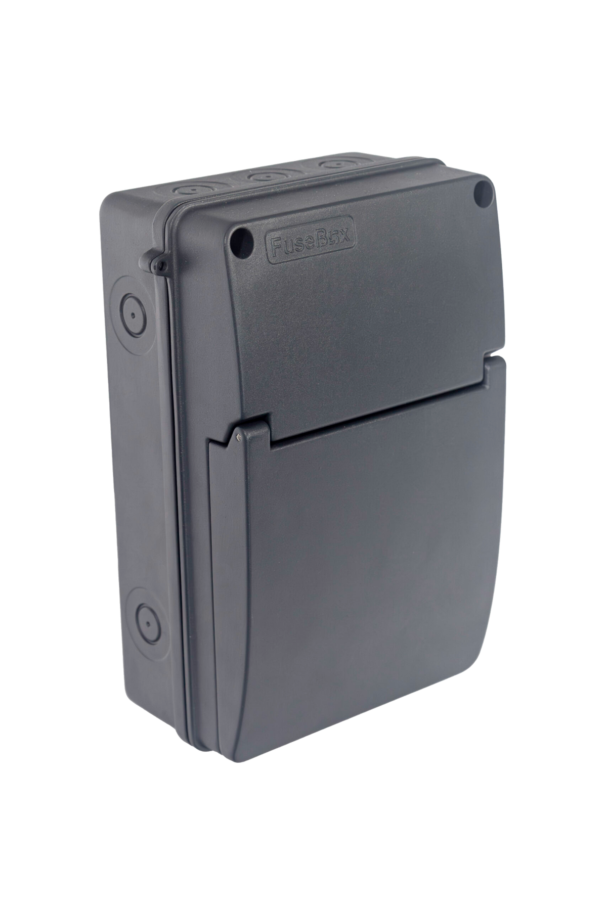 FuseBox A65GRAXGY Grey IP65 Garage Consumer Unit with Surge Protection ...