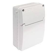 FuseBox A65E06MWH IP65 6 Module Consumer Unit White — Electricals Online