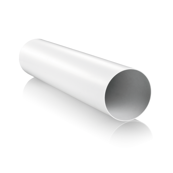 Blauberg RR 150-1 150mm x 1m Long Round Plastic Ducting Pipe PVC Circu ...